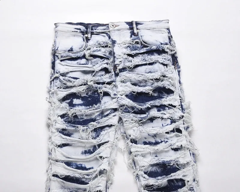 Harajuku Frayed Retro Tie Dye baggy jeans for Men and Women Harajuku Frayed Retro Tie Dye baggy jeans for Men and Women