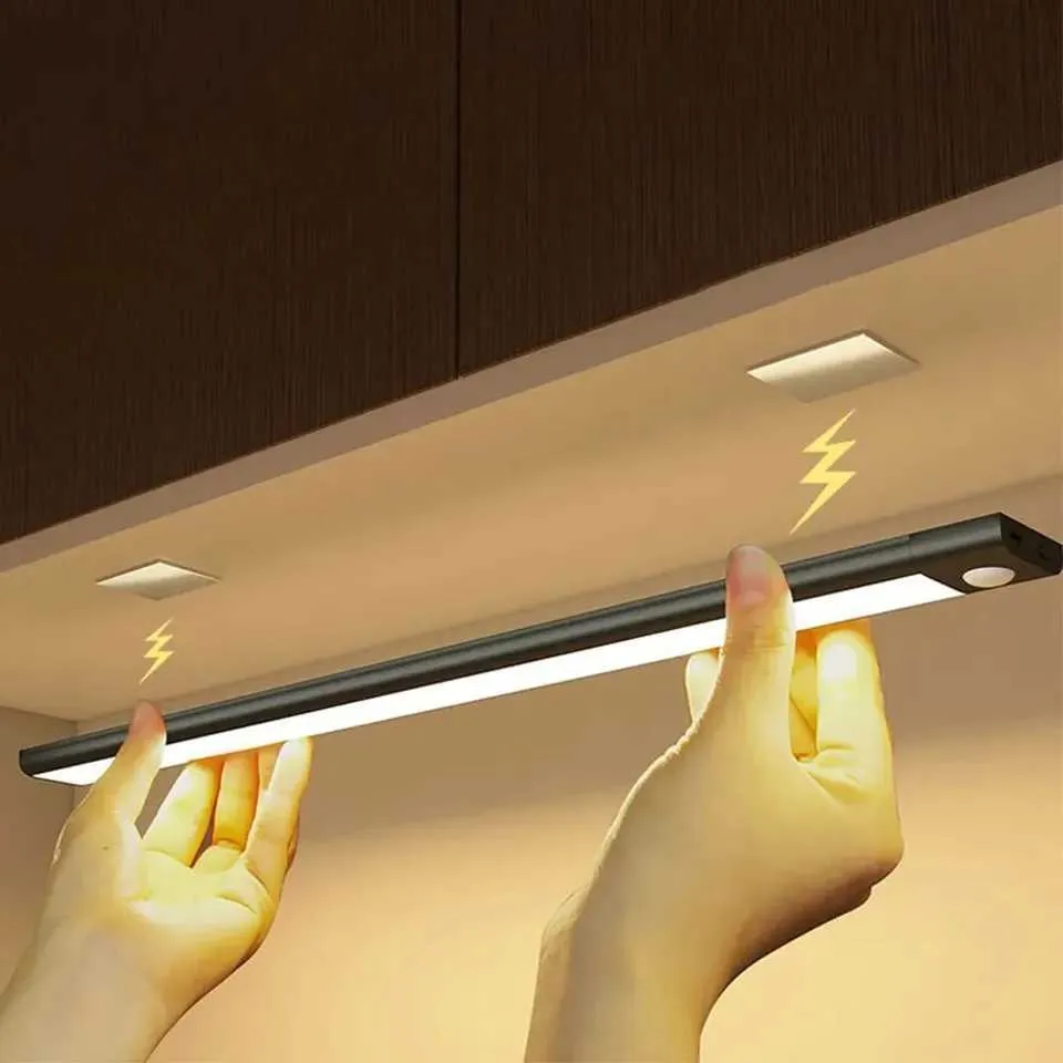 DHgate.com:Motion Sensor LED Cabinet Light, USB Rechargeable, Type-C ...