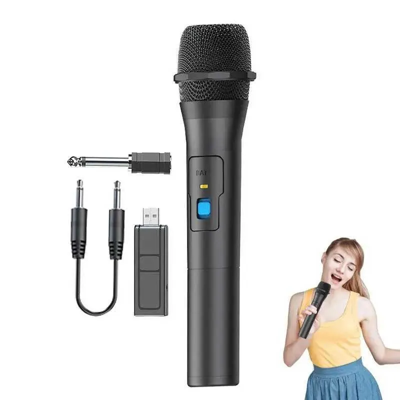 Rechargeable Wireless Microphone System Handheld Dynamic Mic For ...