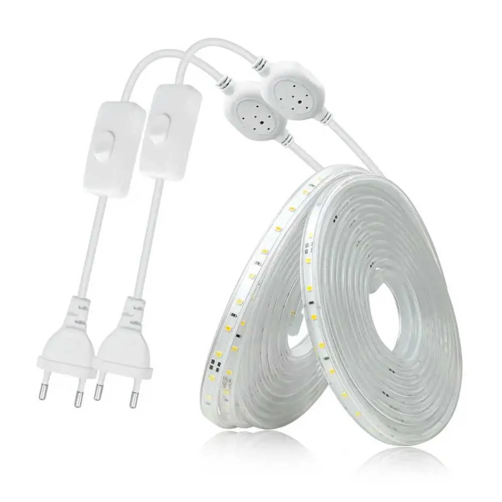 110V LED Strip Lights 2835SMD High Brightness, Flexible Home Decor ...