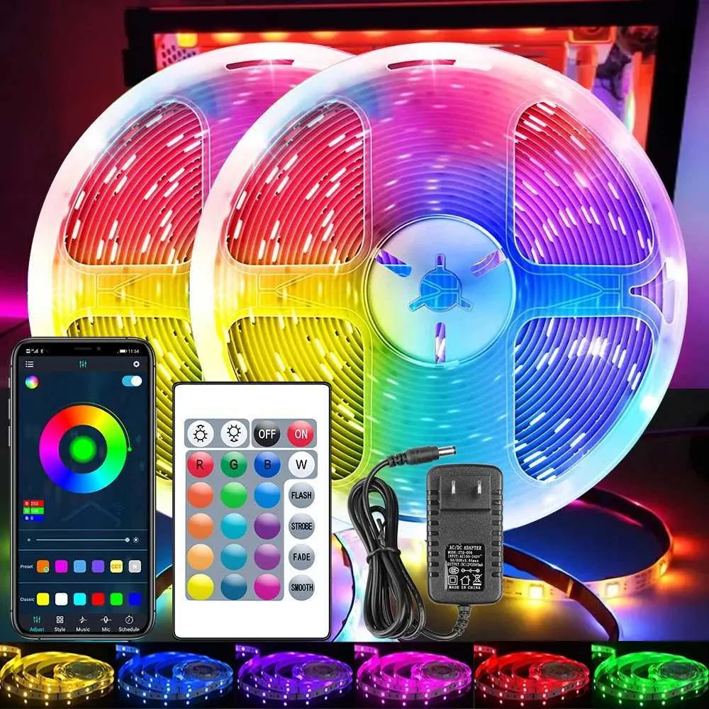 GreatWall LED Light Strip 5050 30 LEDs/M RGB Flexible Tape DC 12V with ...
