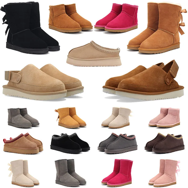 DHgate.com:Women's Classic Mini Fur-Lined Ankle Snow Clog Boots: Cozy ...