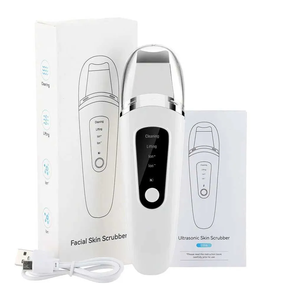 Deep Cleansing Electric Facial Micro Scrubber With Ultrasonic Skin ...