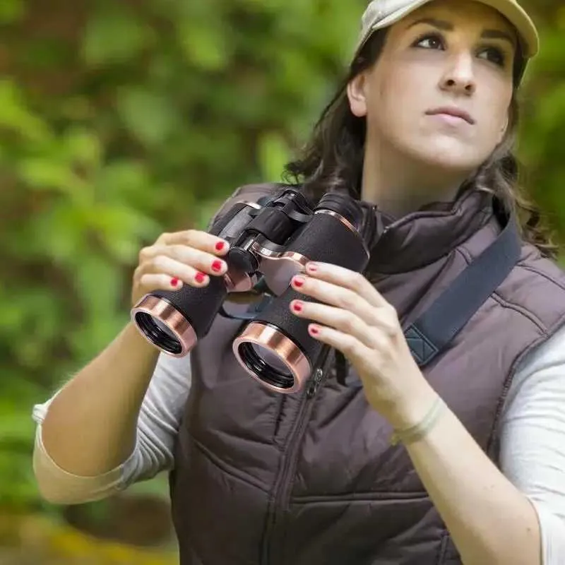 20x50 Waterproof Outdoor Binoculars with Large Eyepiece & Case ...