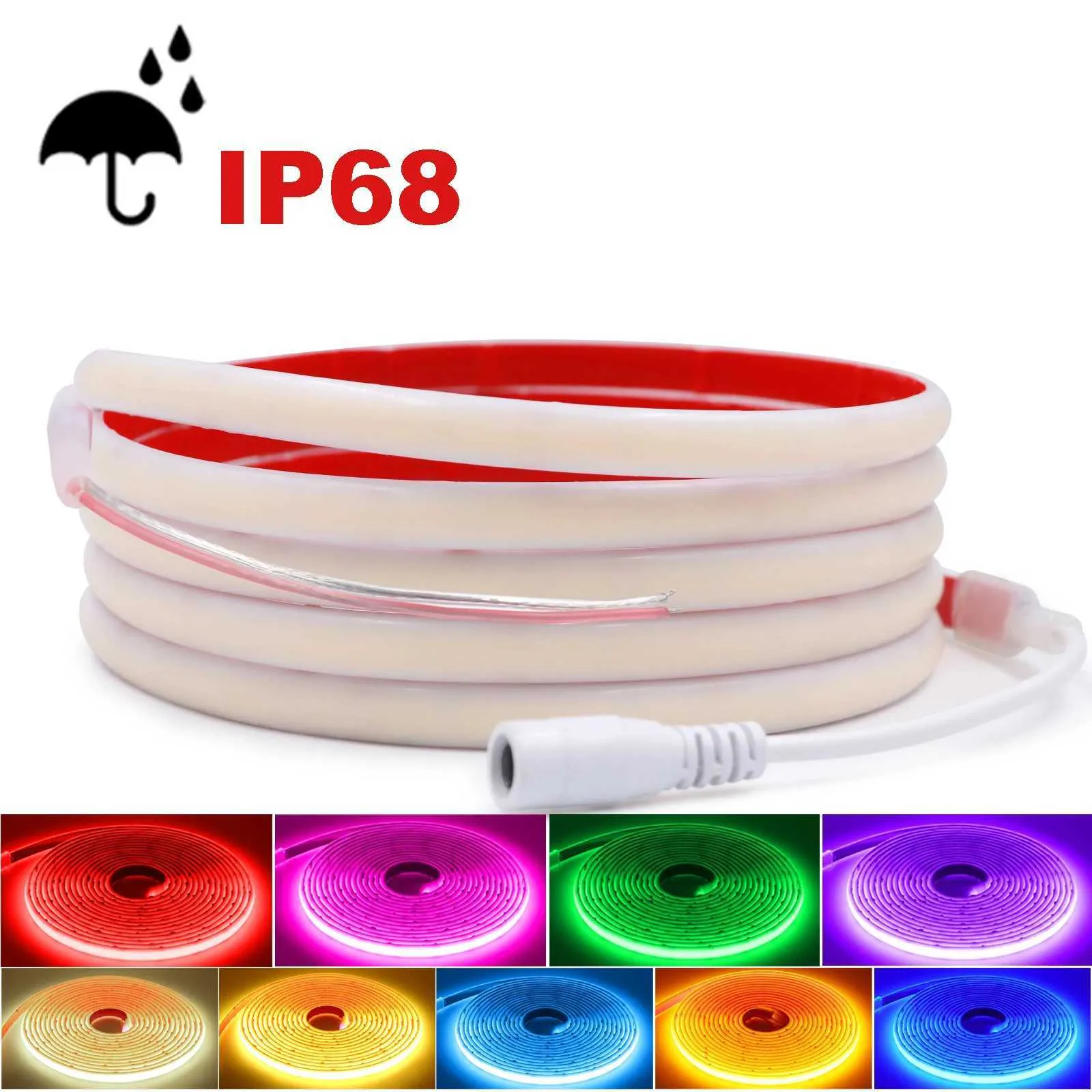 IP68 Waterproof LED Strip Lights: Flexible Neon Rope Lights for Outdoor ...