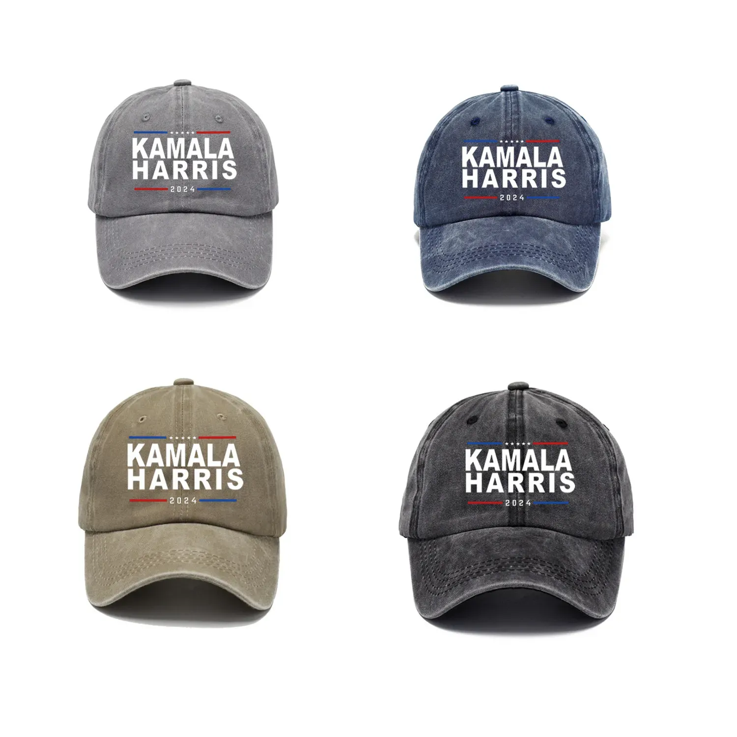 Kamala Harris 2024 Baseball Cap For Men And Women Funny Trucker Cowboy ...