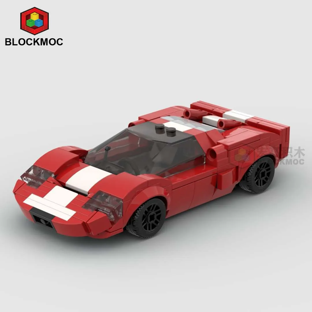 Speed Speed MOC Blocks To Bricks Set In Red MK1 Barricade Raptor SUV ...