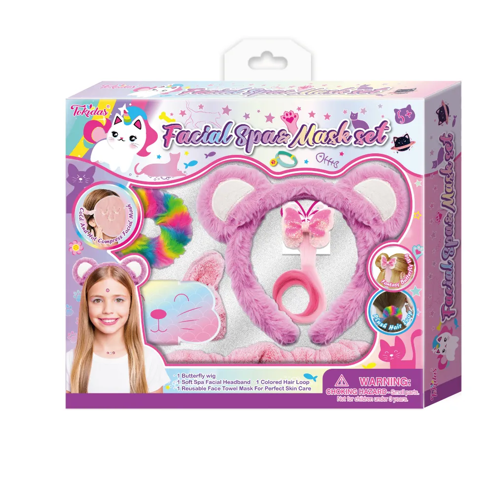 2024 Reusable Kids Jojo Siwa Makeup Kit With Colored Hair Loop, Soft ...