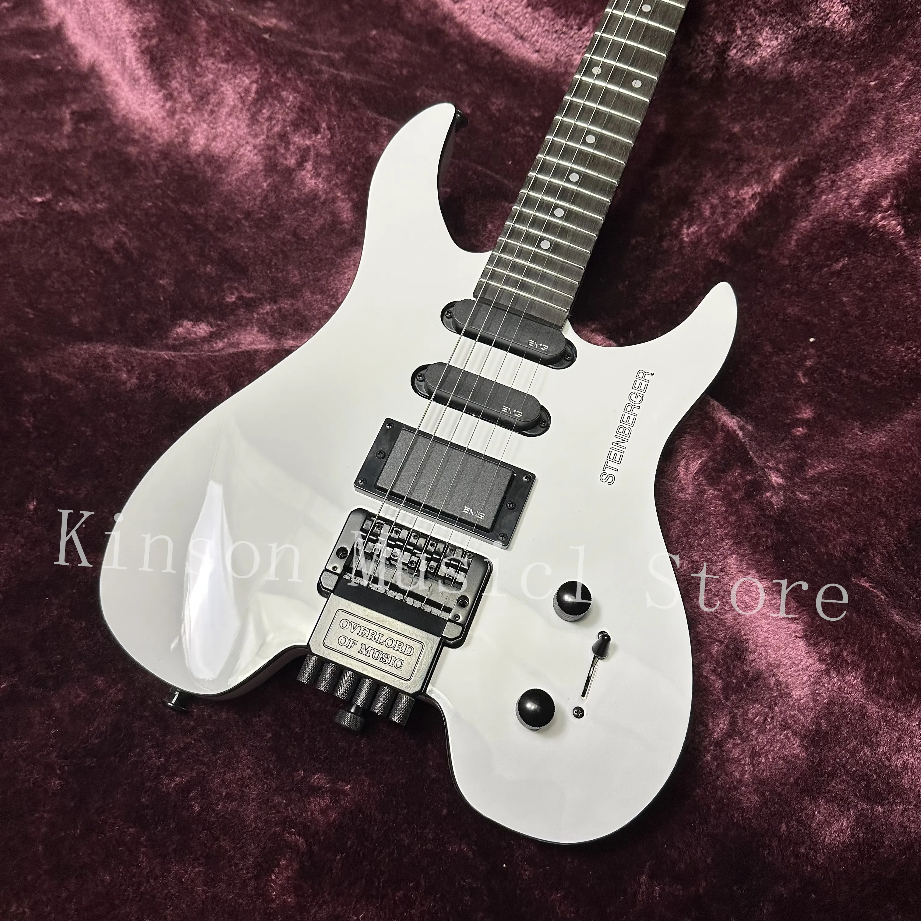 Solid Body Electric Guitar, Headless Design, Rosewood Fingerboard, And ...