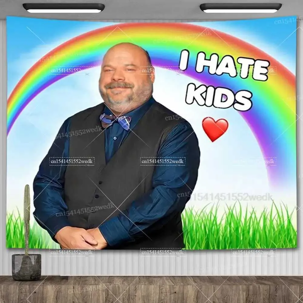 Bertram I Hate Kids Wall Decor Flag Tapestry... From Thousand_alley_end ...