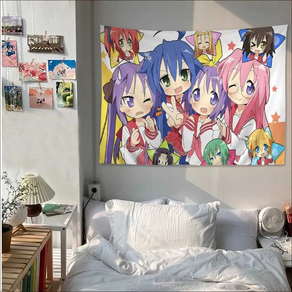 Anime Tapestry Wall Art Lightweight Polyester Chart Tapestry For ...