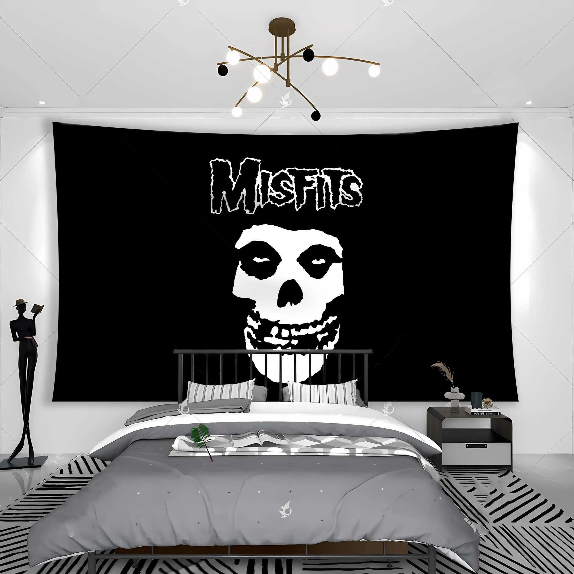 Misfits Rock Band Poster Banner Flag Hanging Game... From Thousand ...