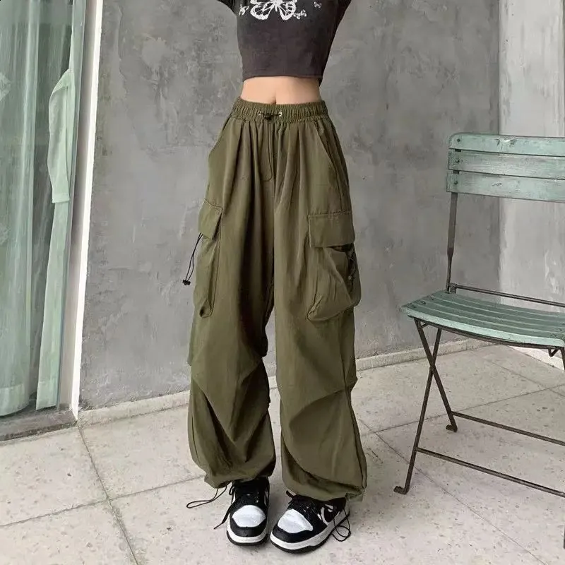 Retro Workwear Pants - Women's Loose Cotton Trousers, Versatile & Slim ...