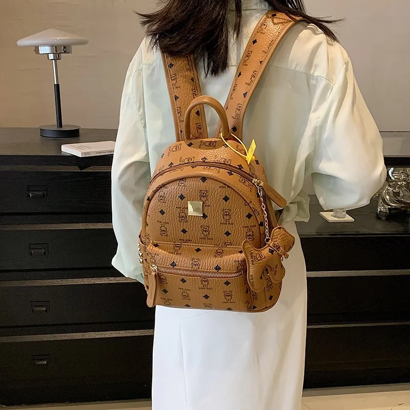 Fashion Mini Trendy Backpack for Womens Casual Versatile Multi purpose ...