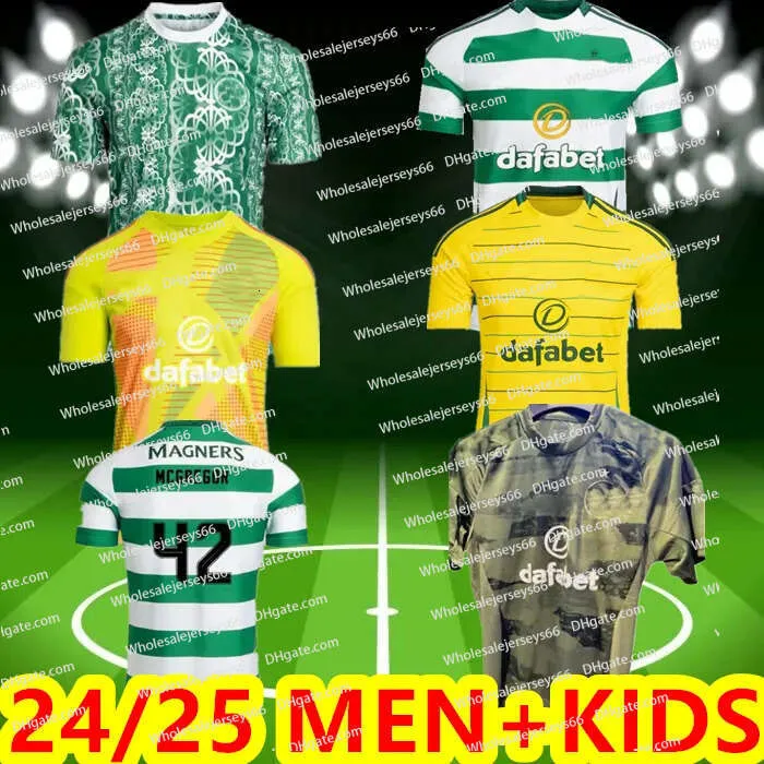 Celtic KYOGO Football Shirt Fc 2024 Home & Away Third Brazil Soccer ...