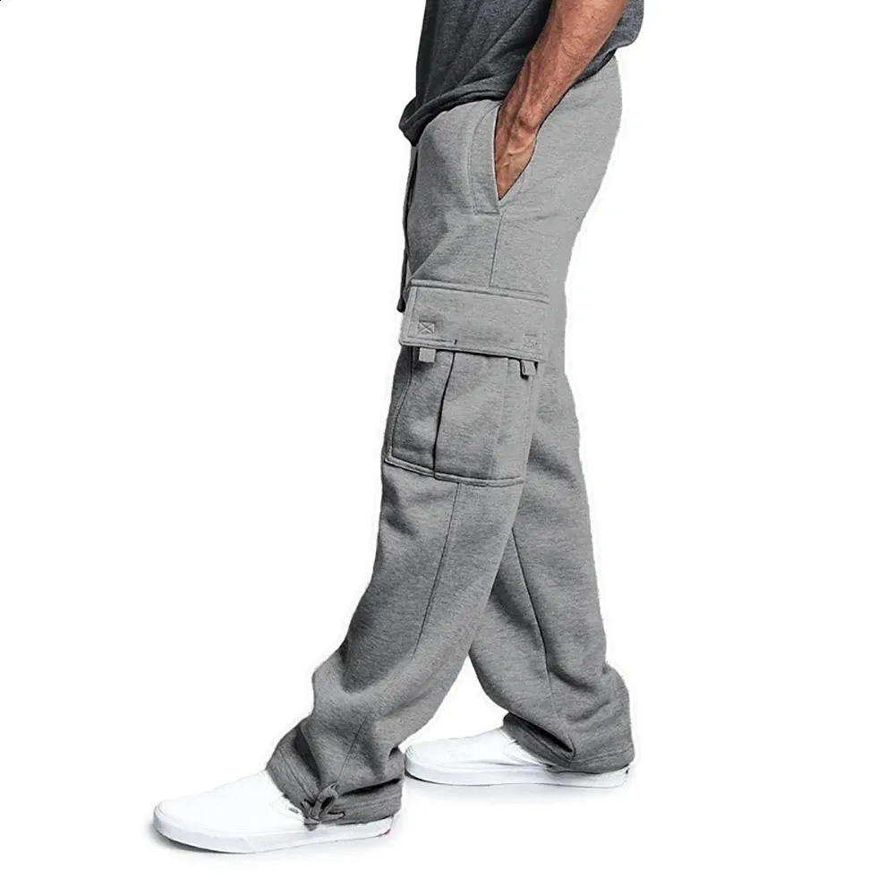 Mens Acetate Bootcut Jogger Sweatpants with Drawstring and Zipper ...
