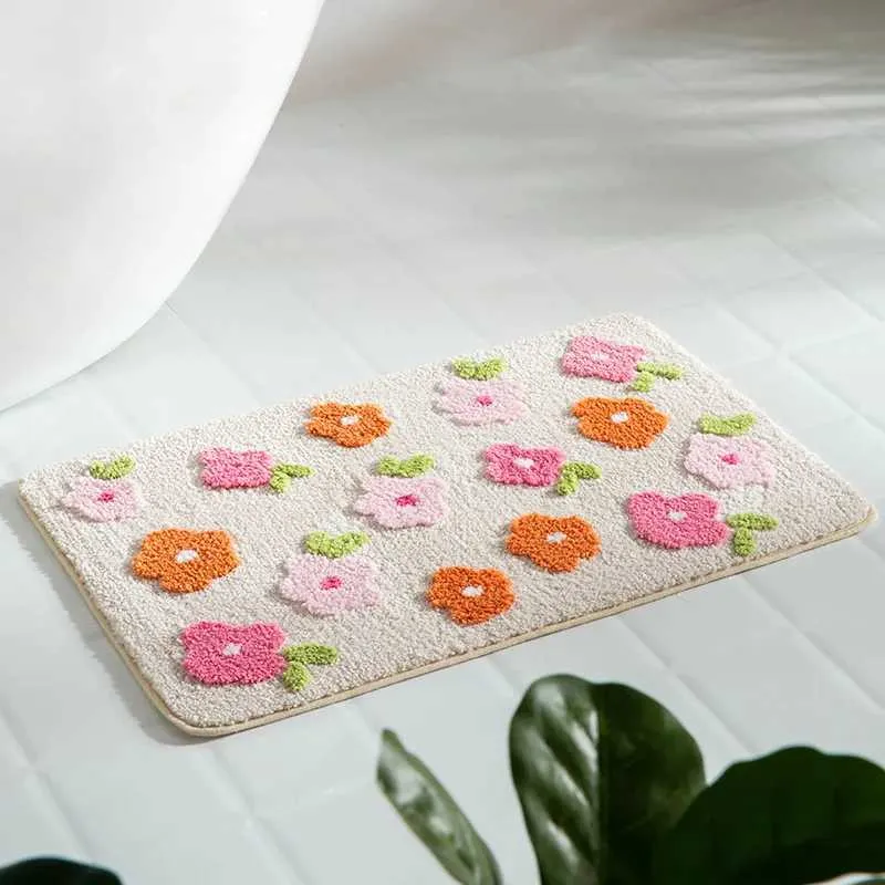 Cute & Funny Bathroom Rugs: Water Absorbent, Non-Slip Fish Bath Rugs ...