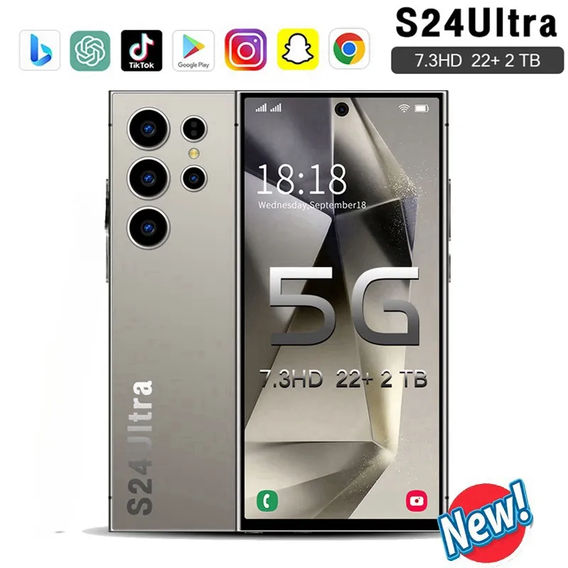Dual SIM Unlocked GSM Cell Phones: S24 Ultra 5G, 12GB+1TB, Touchscreen ...