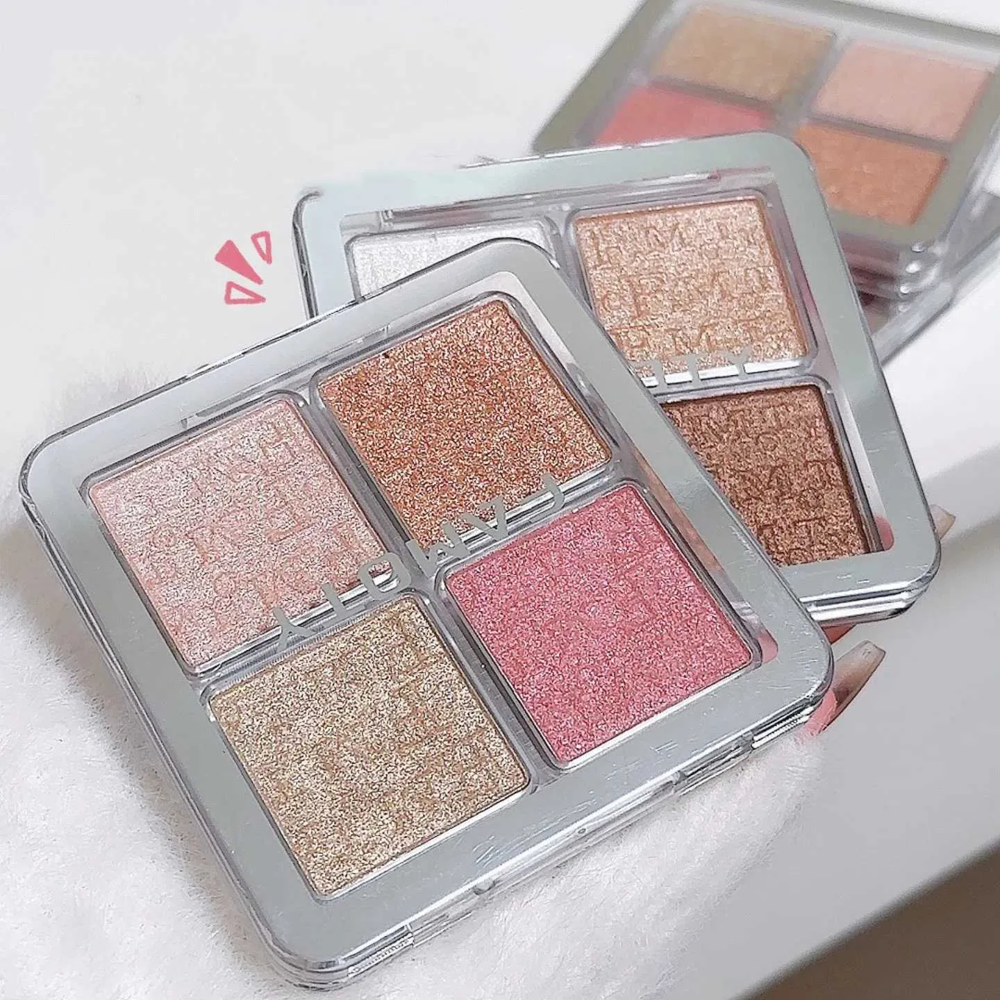 Lanjia D Facial Highlighter Makeup Palette: Contouring Bronzer Shadow ...