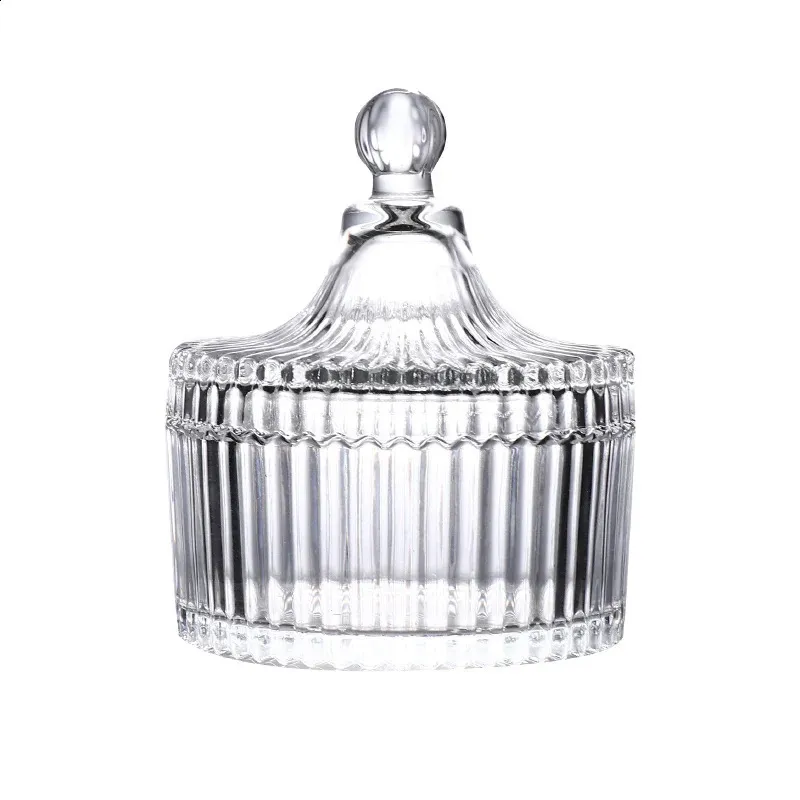 Nordic Style Glass Candy Jar with Lid: Premium Quality Food Storage ...