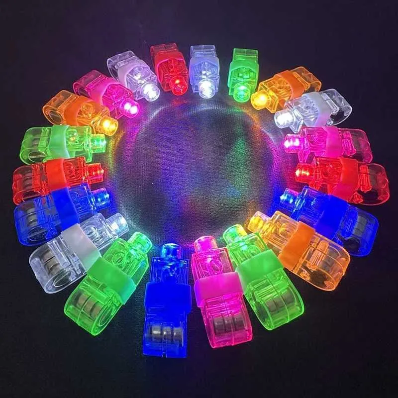 Glow-in-the-Dark LED Finger Lights, 36/72 Pack, Mini Flashlight Kids ...