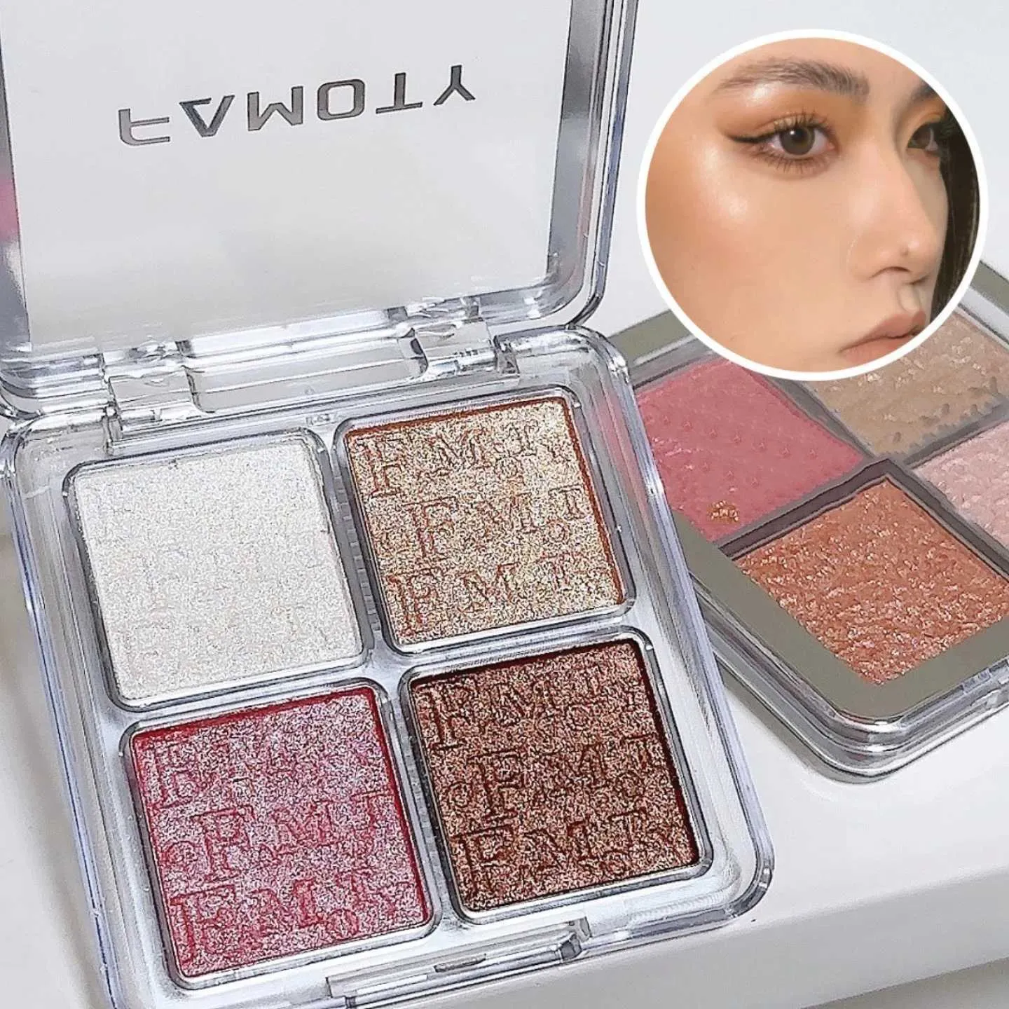 Korean Skin Lightener Eyeshadow Palette Contour, Bronzer & Highlighter ...