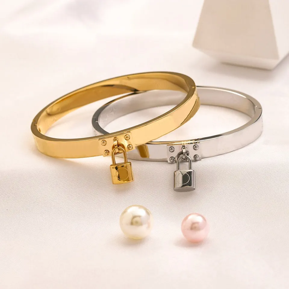 Luxury Designer Crystal Lock Bracelet For Women 18K... From Ohin8986 ...