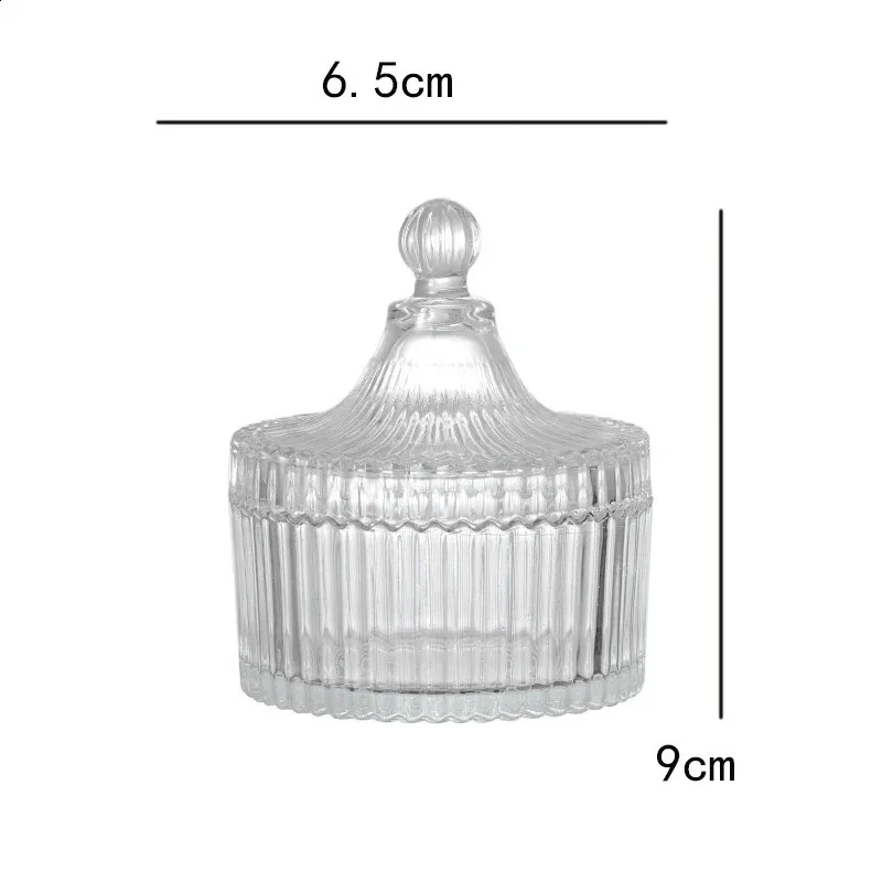 Nordic Style Glass Candy Jar with Lid: Premium Quality Food Storage ...