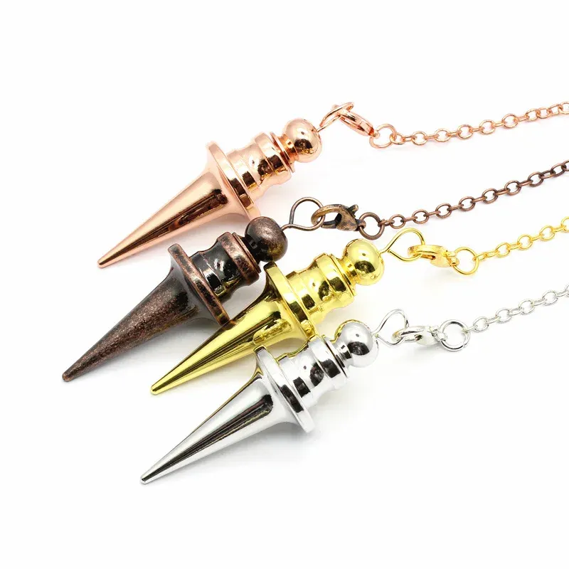 Radiantesia Copper Pendulum Dowsing Healing Pyramid Spiritual Charm ...