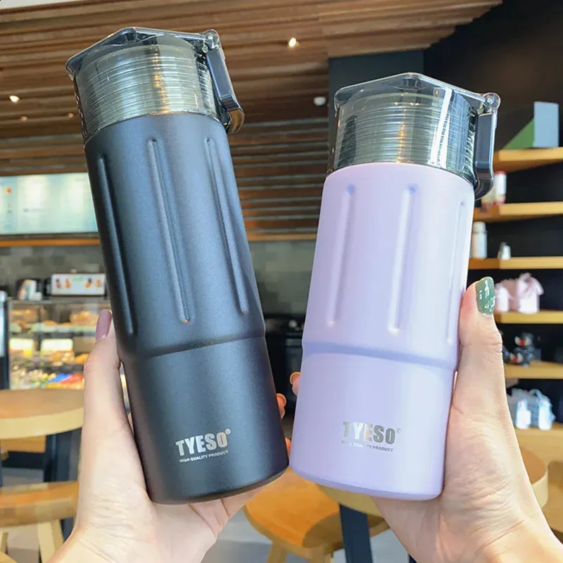 TYESO 304 Double Layer Stainless Steel Pot Large Capacity Vacuum ...
