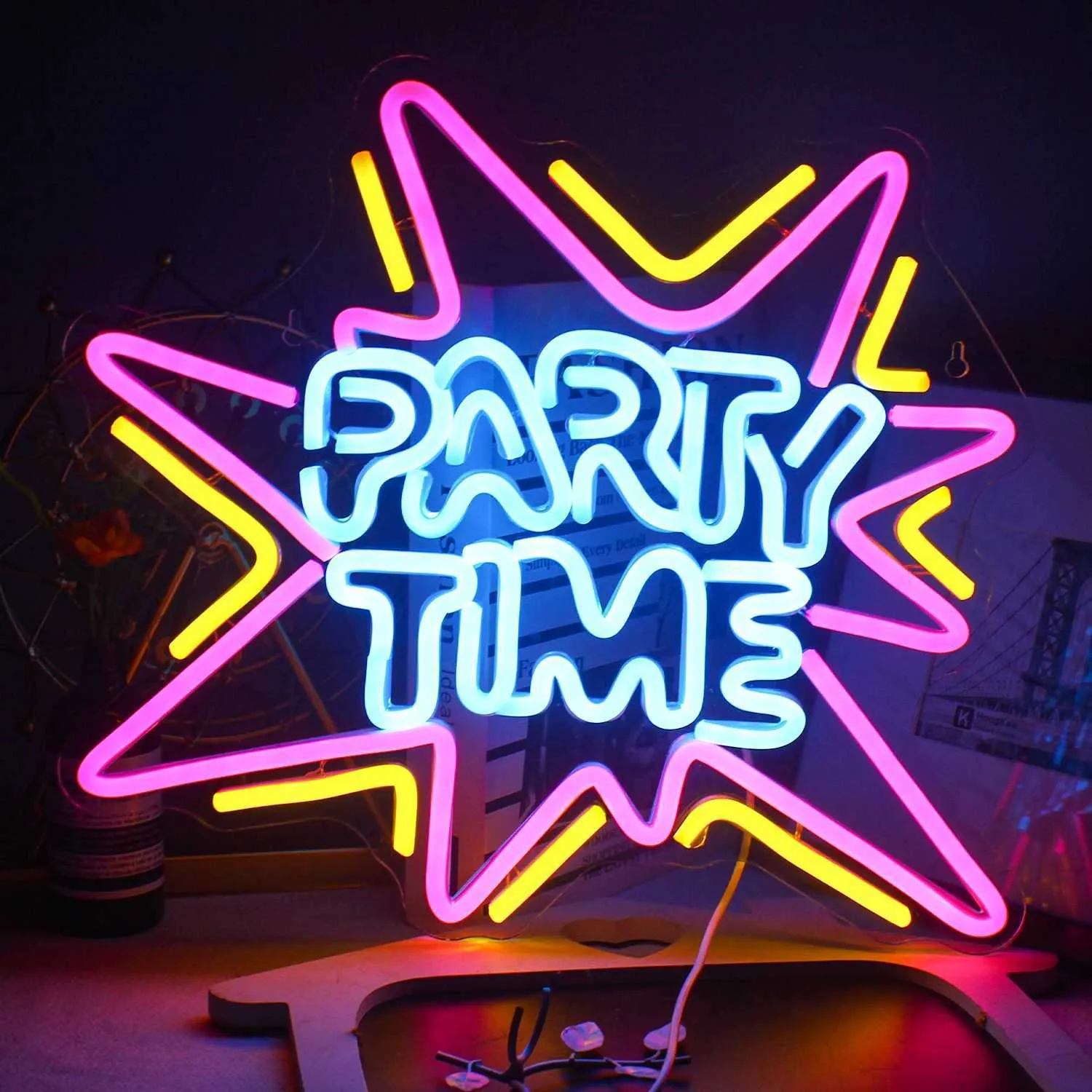 LED Neon Rope Lights for Parties & Events - Flexible Indoor/Outdoor ...