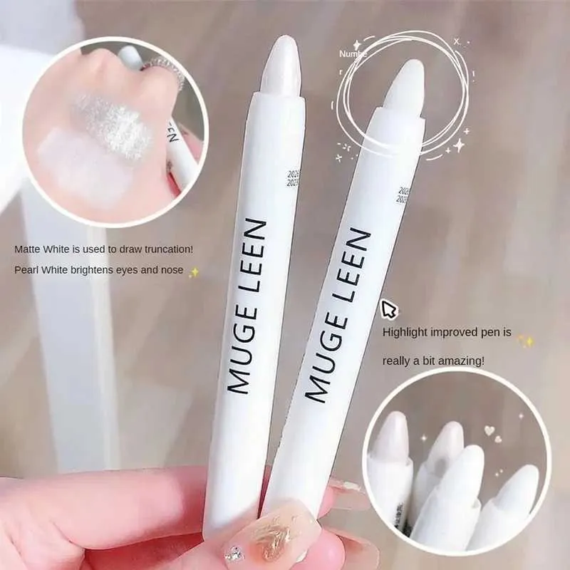 Novice Shiny Highlight Pens Brighten Eye Shadow & Contour Pearl Matte ...