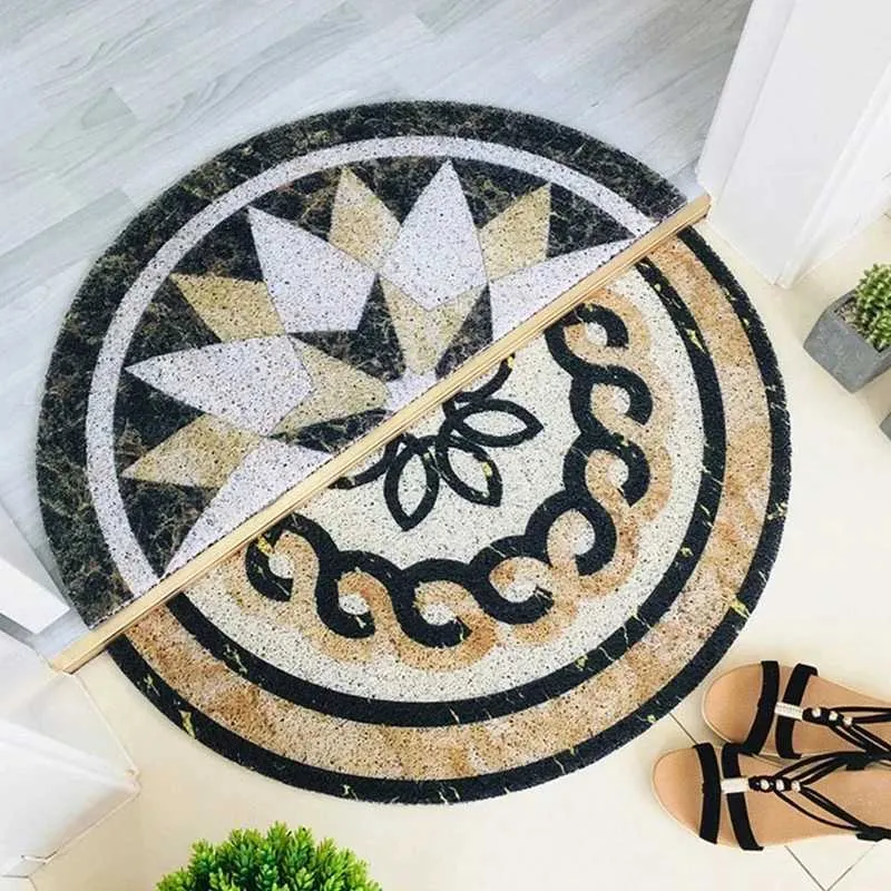 DHgate.com:Marble PVC Anti-Slip Semi-Circle Doormat for Entryways ...