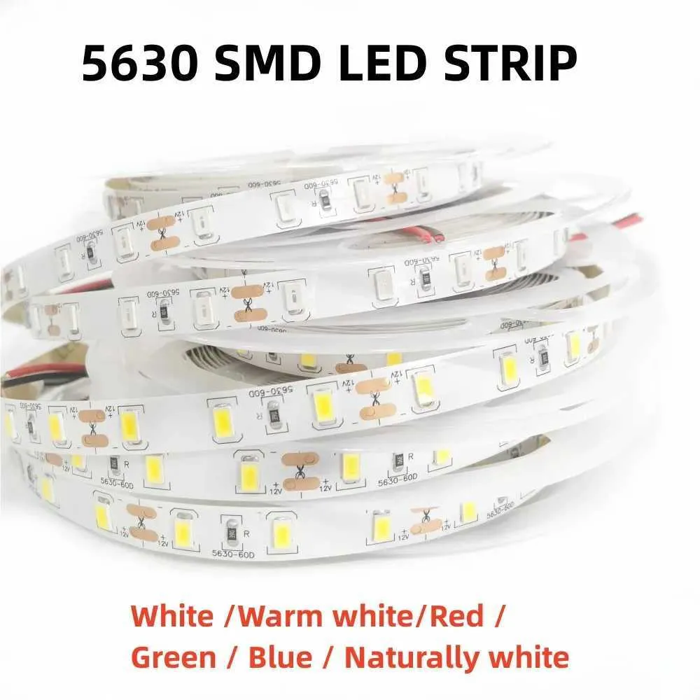 1 Meter LED Light Strip - IP20 Non-Waterproof 5630 SMD DC12V 60 LEDs/M ...