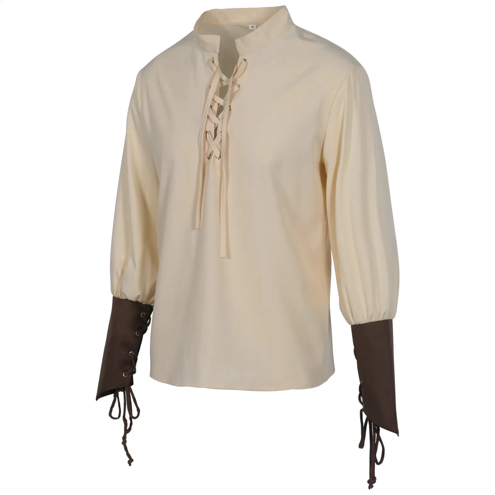 Medieval Outfits For Men: Historical Style Lace Up Shirt, Male Medieval ...
