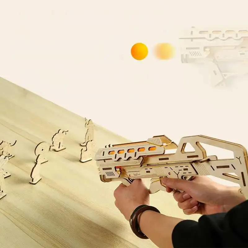 3D Wooden Puzzle For Kids Diy Wooden Model Kits Teens Puzzle Toys 3D ...