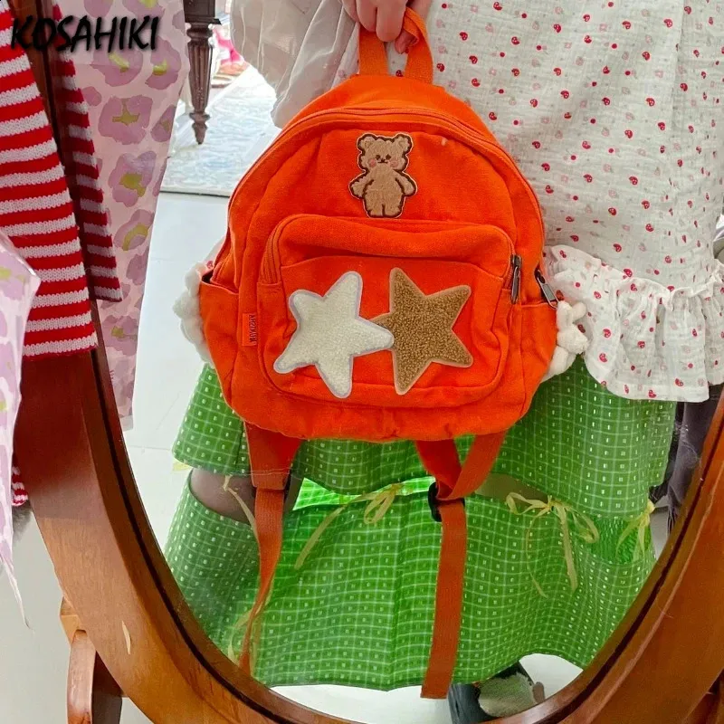 Kawaii Backpacks: Japanese Inspired Y2k Mini Backpack, Cute Bear Star ...