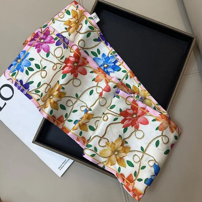 Polyester Silk Scarf for Women 17x59in 43x150cm Long Ribbon Headband ...