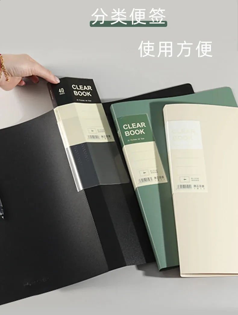 A4 Transparent File Folder - Multi-Layer, Thickened Design 20/30/40/60 ...