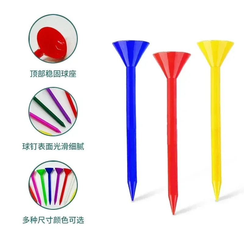 Premium Golf Tees Set: 10 Plastic Tees & 3 Reusable Big Cup Tees ...