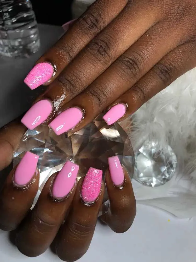 40-Piece Nail Art Powder Set: Mixed Colors, UV Gel, Acrylic Tips - DIY ...