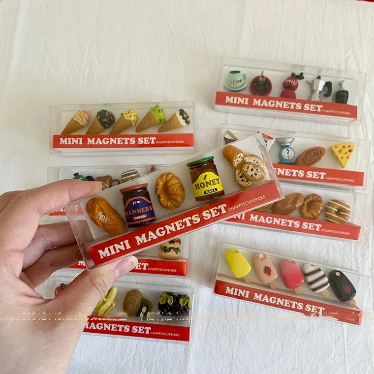 Cute 3D Food Fridge Magnets - Realistic Simulation, Fun Kitchen Decor ...