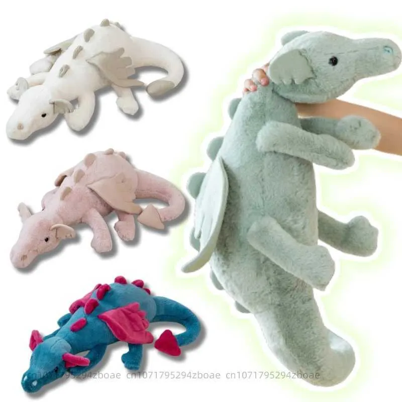 Plush Flying Dragon Toy 30 90cm, Soft Stuffed Animal With Wings, Blue ...