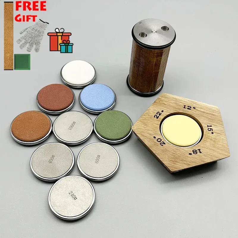 Roll Sharpener Wheatstone Diamond Pan 5 Sharpening Angle Stand Kitchen ...