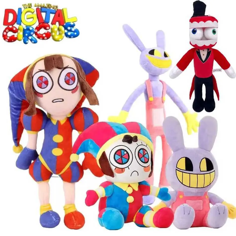 Digital Circus Pomni Jax Plush Cartoon Toys, Rabbit Doll Gifts 2024 ...