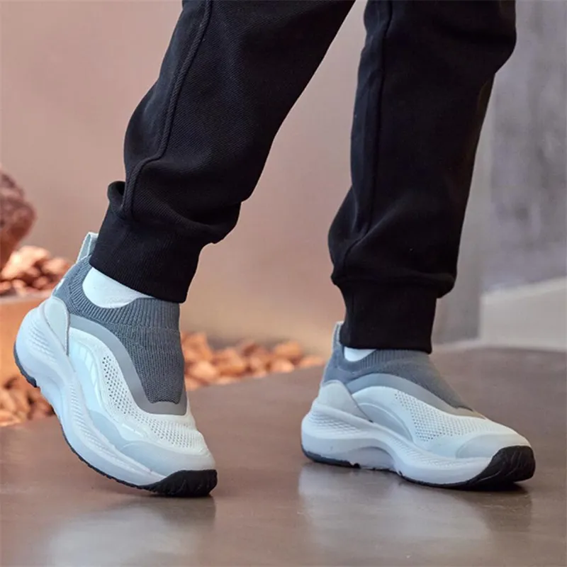 TREPERRI T99 Slip On Running Shoes Triple Black Taupe Clay Dark Gery ...