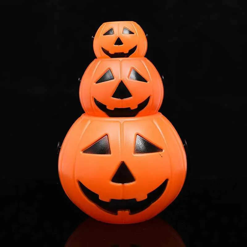 Halloween Pumpkin Candy Bucket: Portable Trick Or Treat Pail, Mini ...