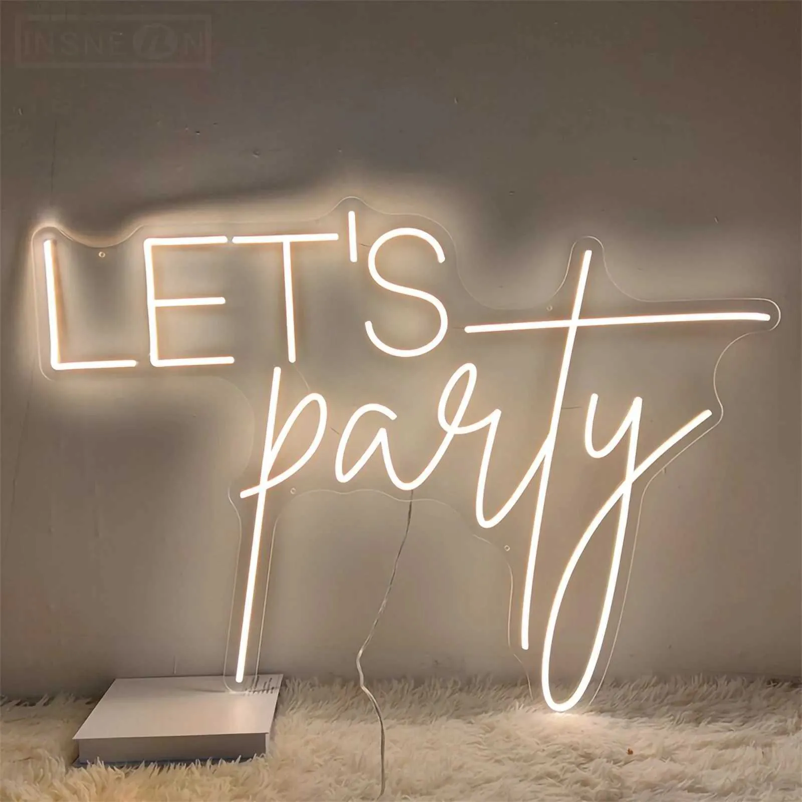 Neon Party LED Sign Customizable Wall Decor For Birthdays, Weddings ...