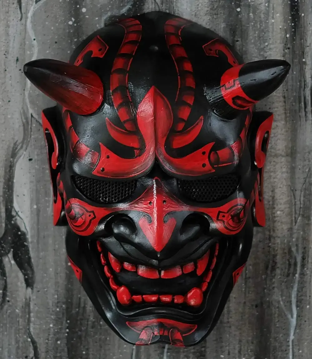 Japanese Prajna Devil Terror Ghost Mask Halloween... From Reliefstore ...