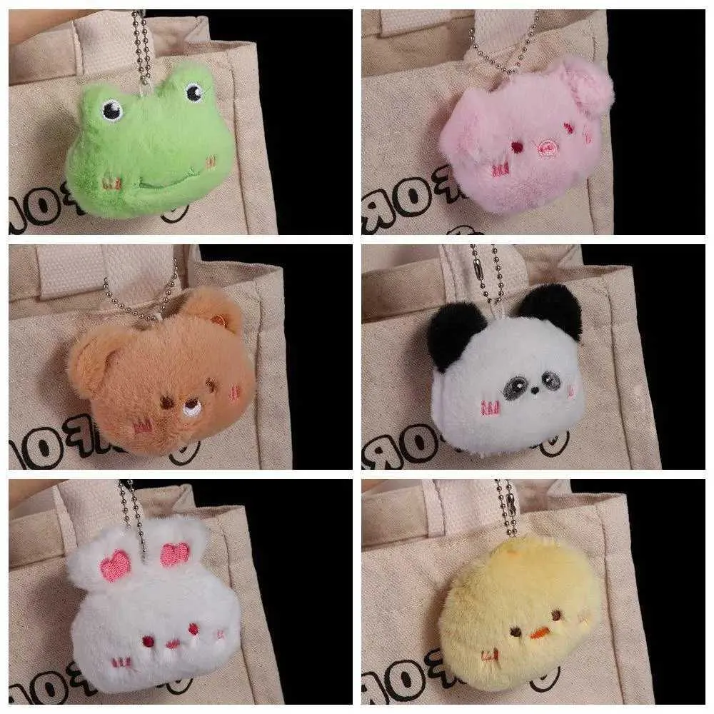 Cute Cartoon Animal Plush Keychain - Soft Squeeze Panda Plush & Bunny ...